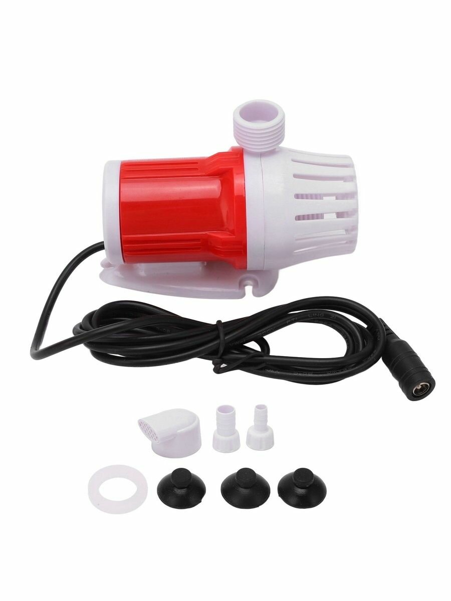 DC12V 20 Вт 1200Л/ч бесшумный бесщеточный циркуляционный насос для фонтана, бустерный насос для аквариума постоянного тока