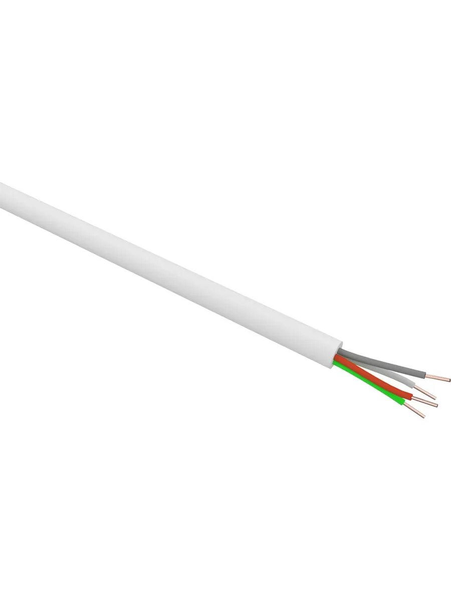 Кабель сигнальный REXANT (01-4711) КСПВ 4 х 0,5 мм REXANT (200 м) серый