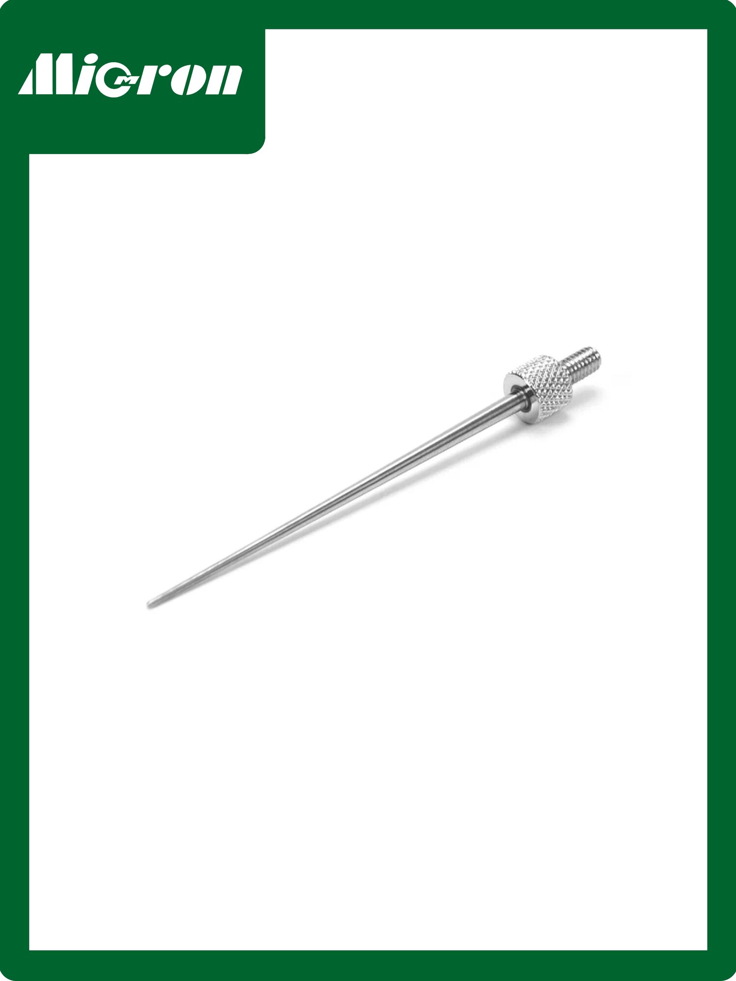 Наконечник для индикатора Micron J10 (R 0,3x40) (резьба М2,5х0,45)