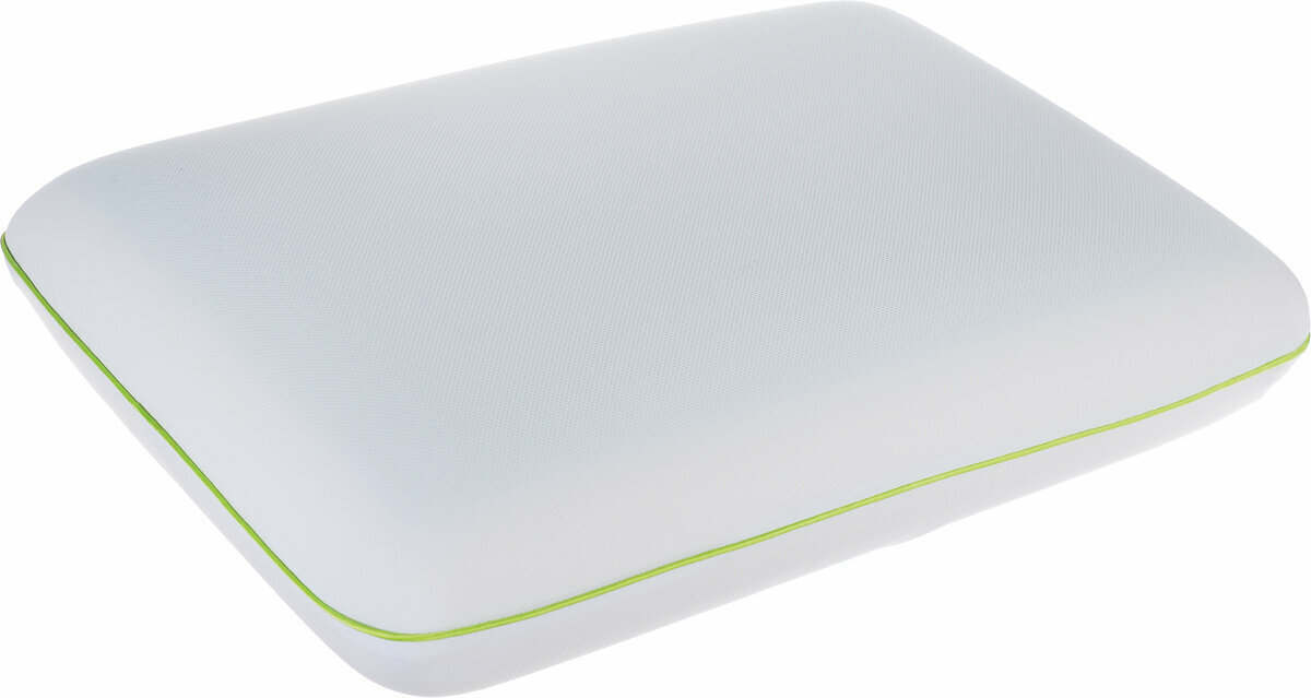 Анатомическая подушка Аскона Ecogel Classic Green, 60x40 см, пена с памятью формы, охлаждающая