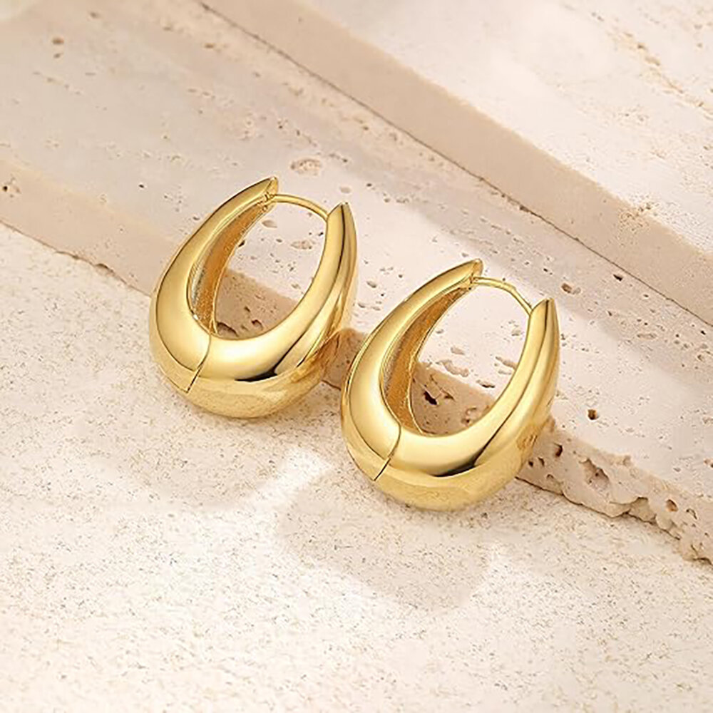 Серьги , gold — фото 1