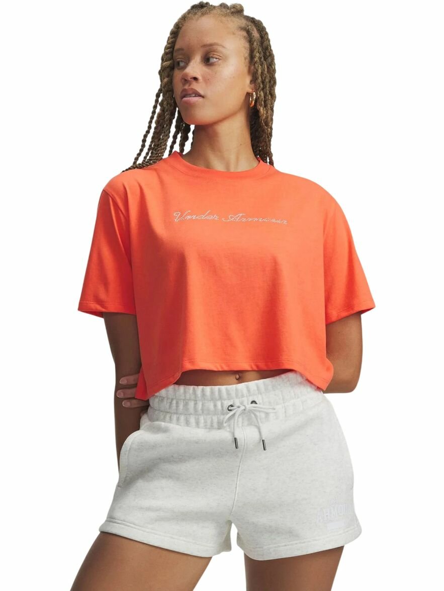 Футболка спортивная UA W WM CROP SS