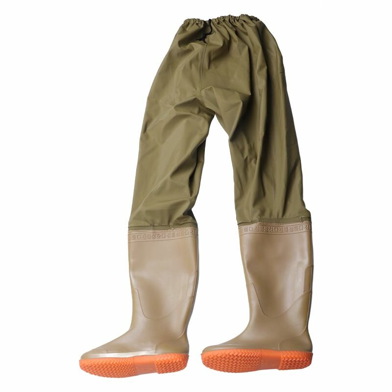 Износостойкие водонепроницаемые забродные штаны с антискользящим сапогом