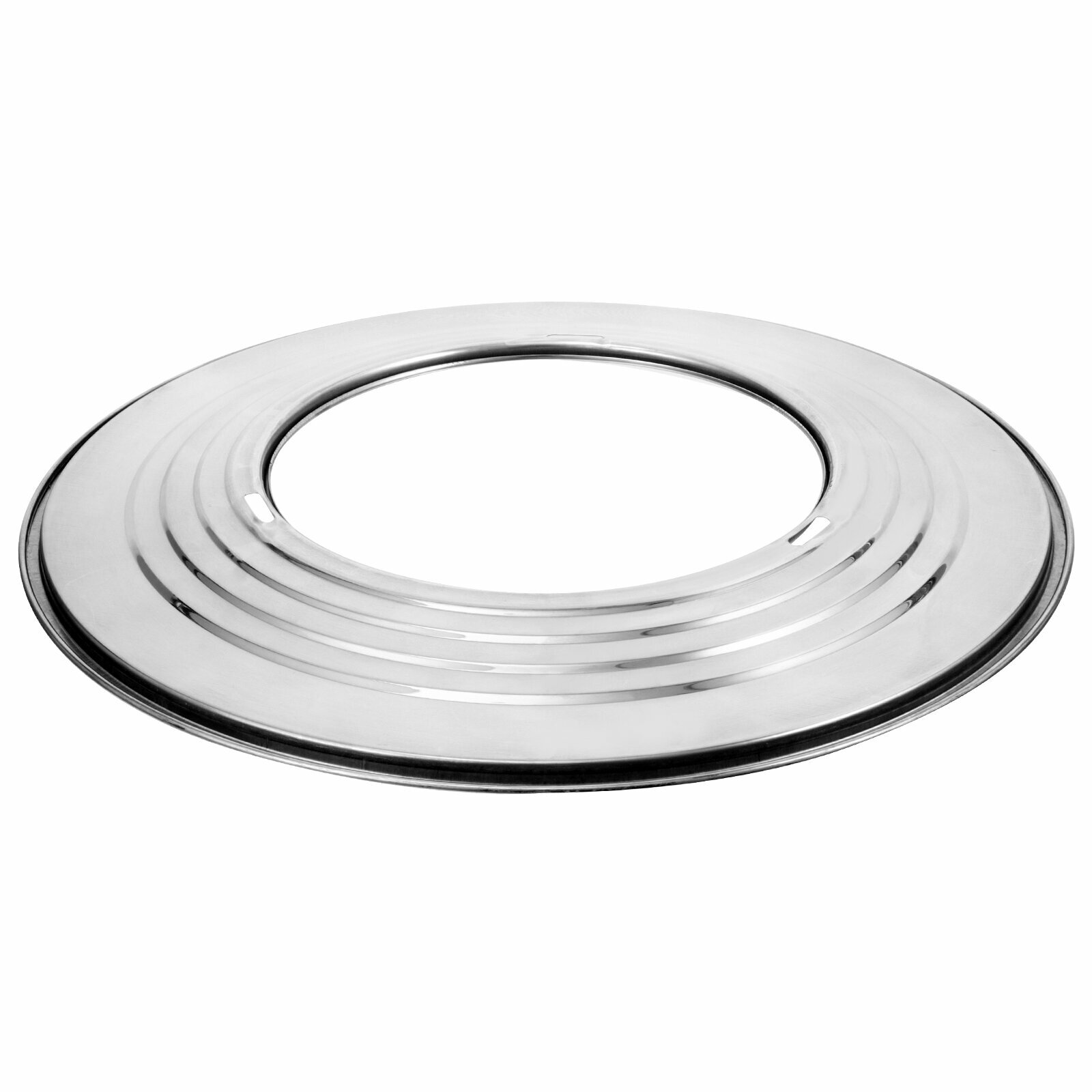 Пароварка из нержавеющей стали с круглой паровой тарелкой (большая круглая паровая тарелка 31 см).