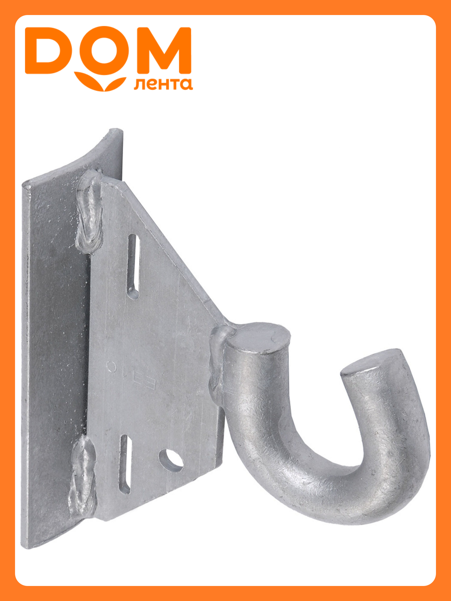 Крюк монтажный IEK КМ-1800, сталь, винтовой, серый, 150х50х115мм