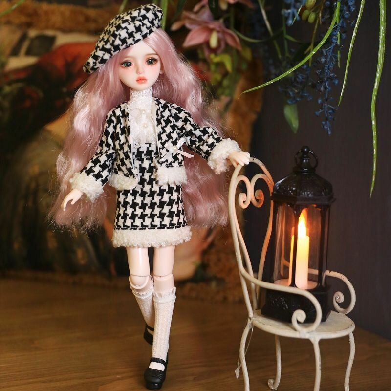 6 BJD кукла с шарнирами, 30 см, для девочек, набор с одеждой и аксессуарами