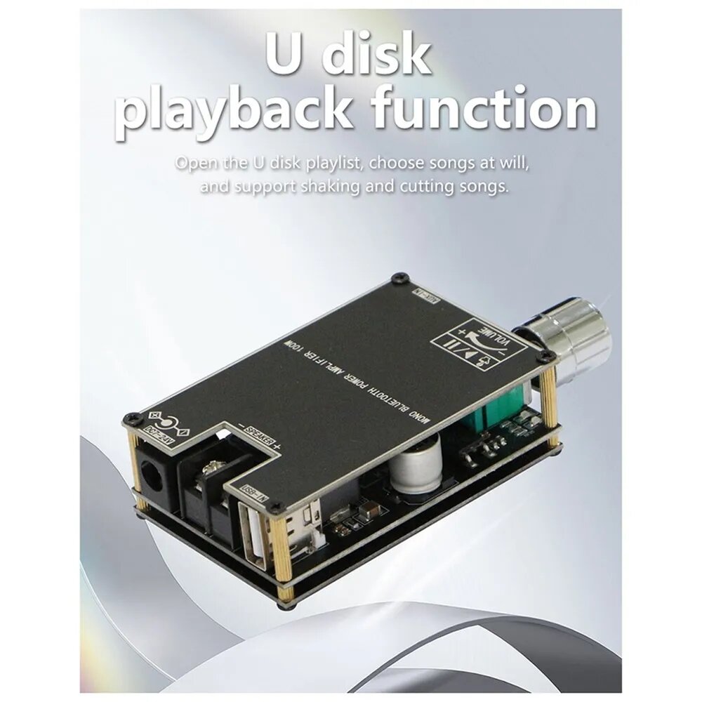 Новый Монофонический Усилитель Мощности Звука -1001B Мощностью 100 Вт С Bluetooth 5.1-ds