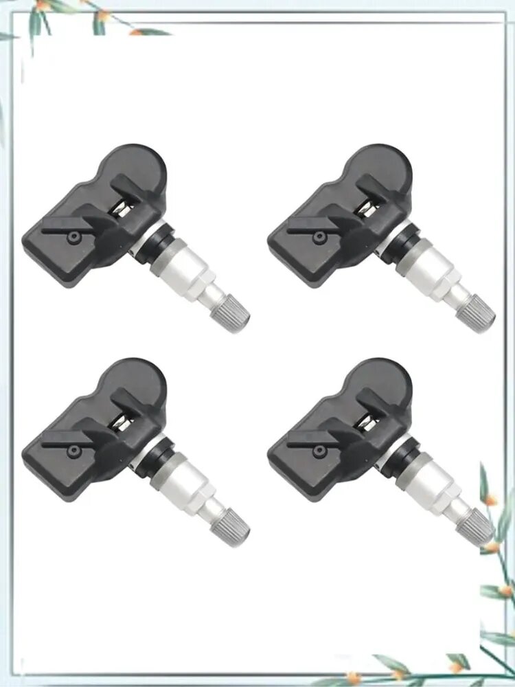Датчик давления в шинах TPMS - черный, для легковых автомобилей