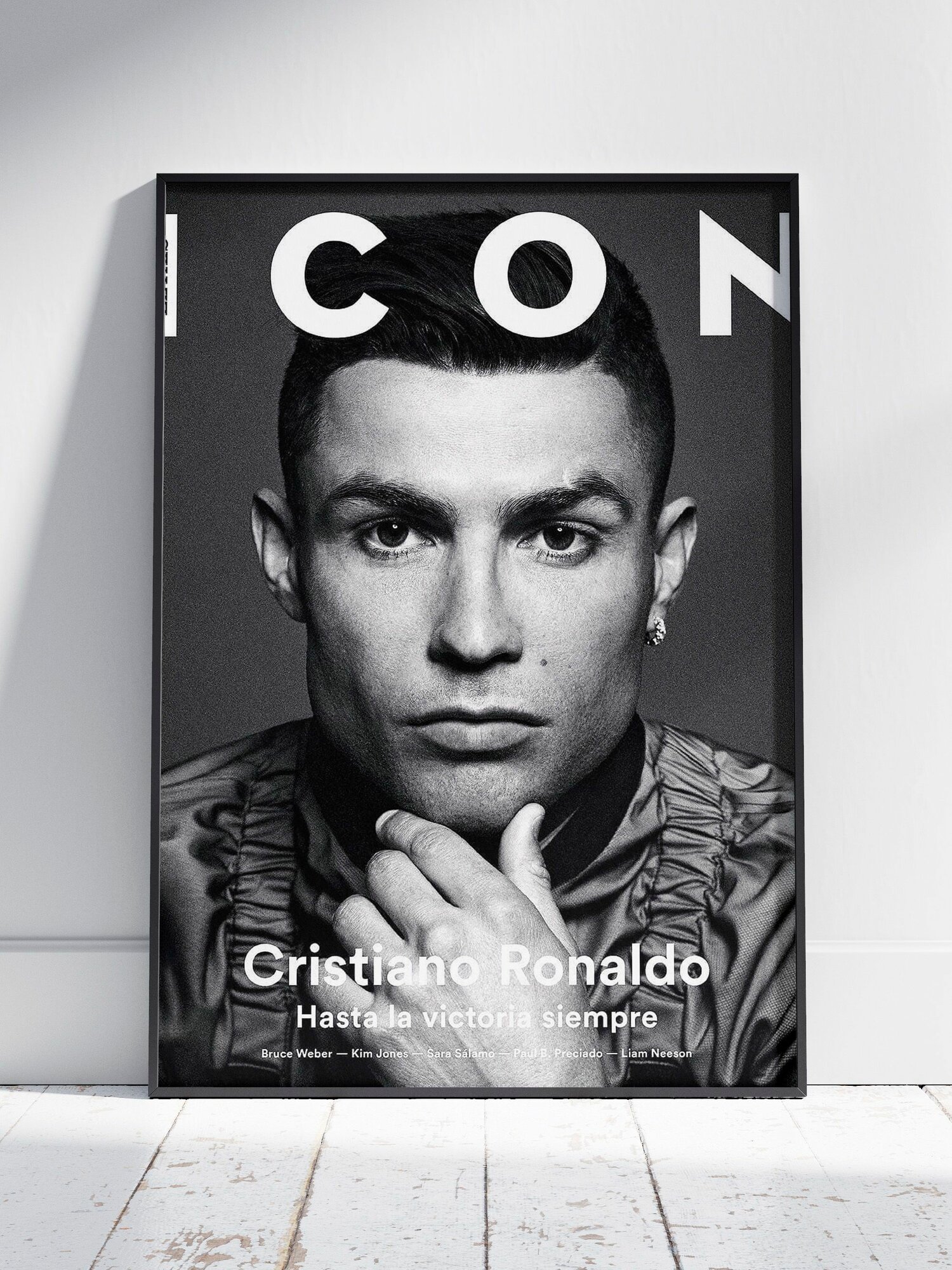 Плакат на стену для интерьера Реал Мадрид (Криштиану Роналдо - Cristiano Ronaldo 4) - Постер по спорту и физической активности формата A4 (21x30 см)