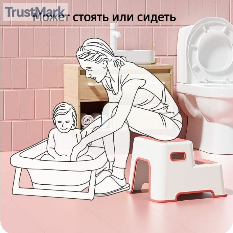 Детский стул, пластик, серый, для группы 0, 30 см x 25 см x 25 см — фото 1
