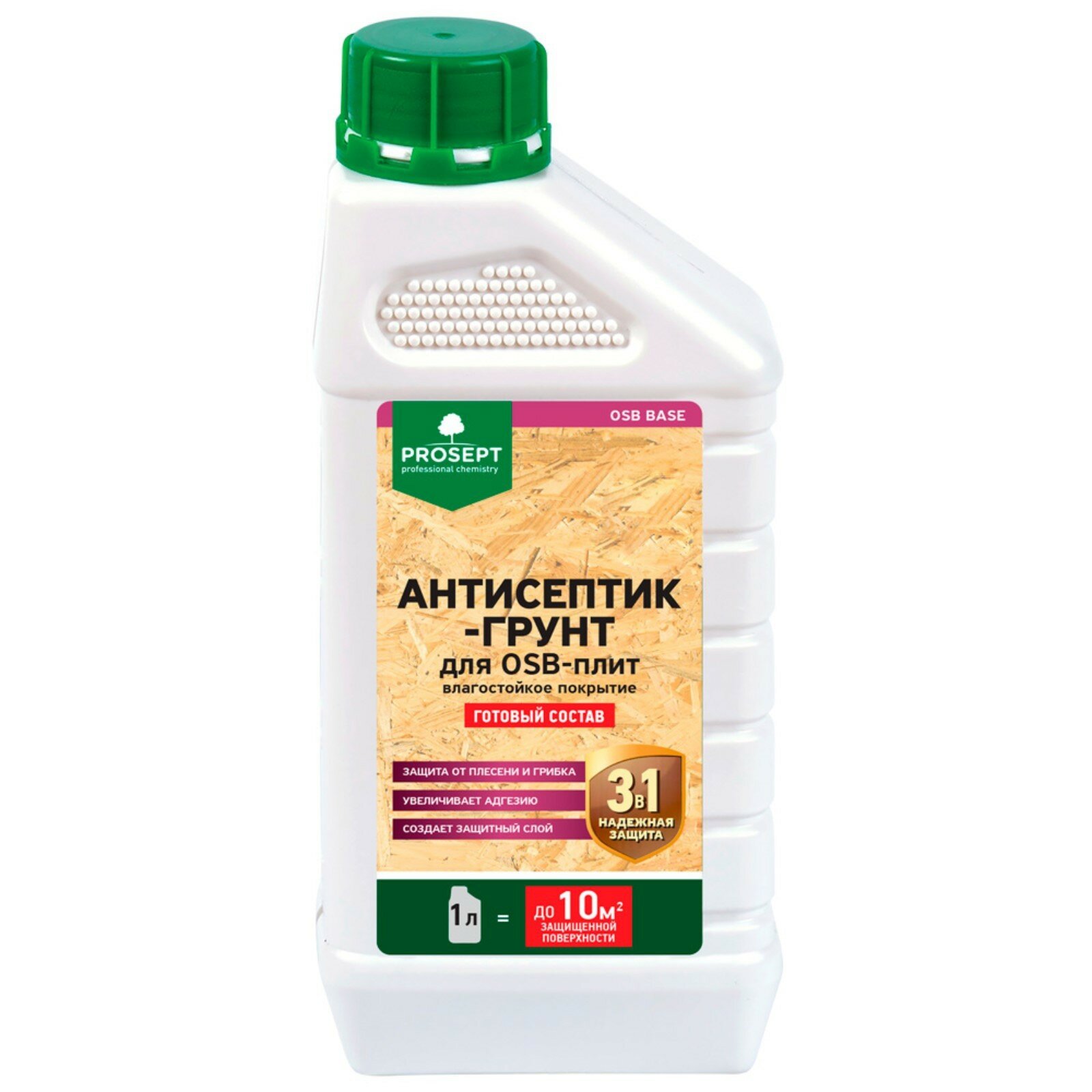 Антисептик-грунт для OSB-плит PROSEPT OSB BASE, 1 л