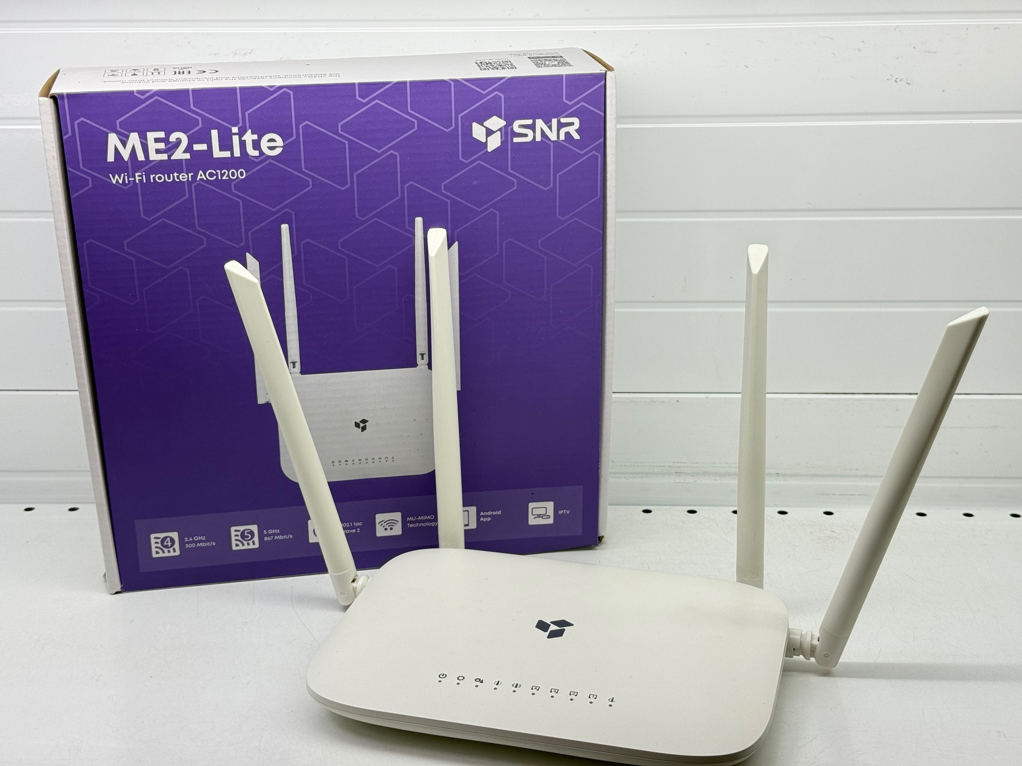 Wi-Fi роутер SNR-CPE-ME2-Lite rev B, белый