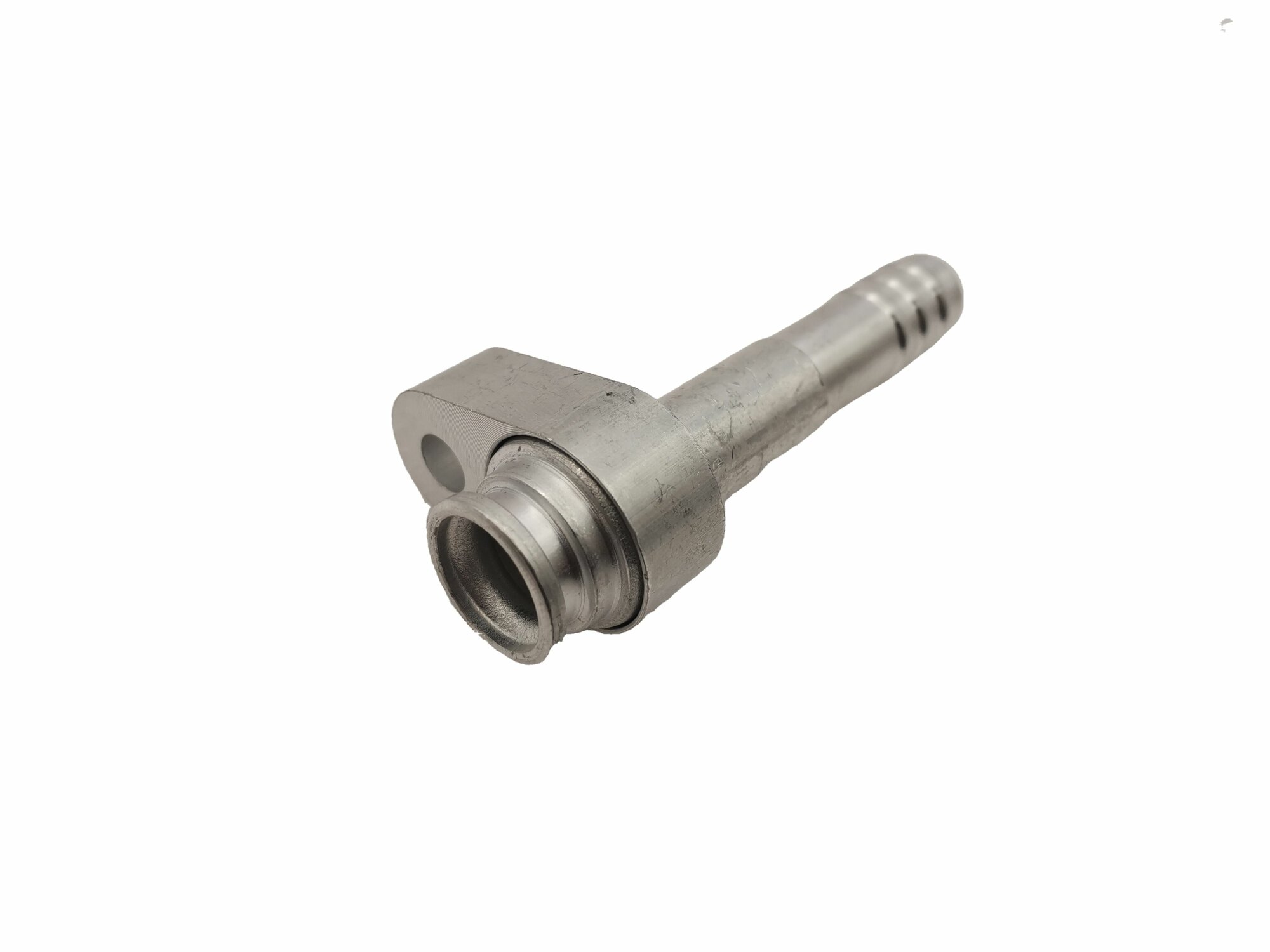 Фитинг G10 (13мм) 180 O-RING CH фланцевый (алюминий)