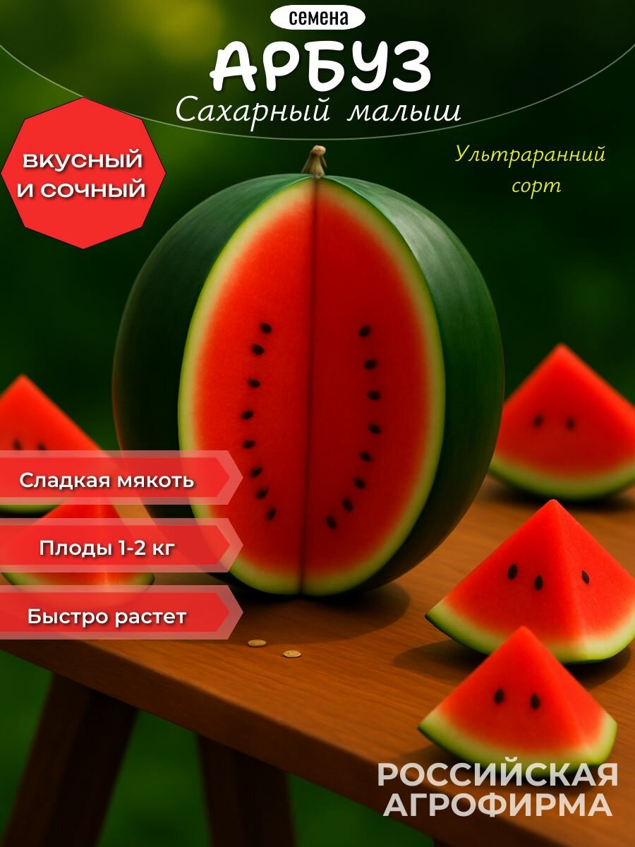 Семена Арбуз сахарный малыш
