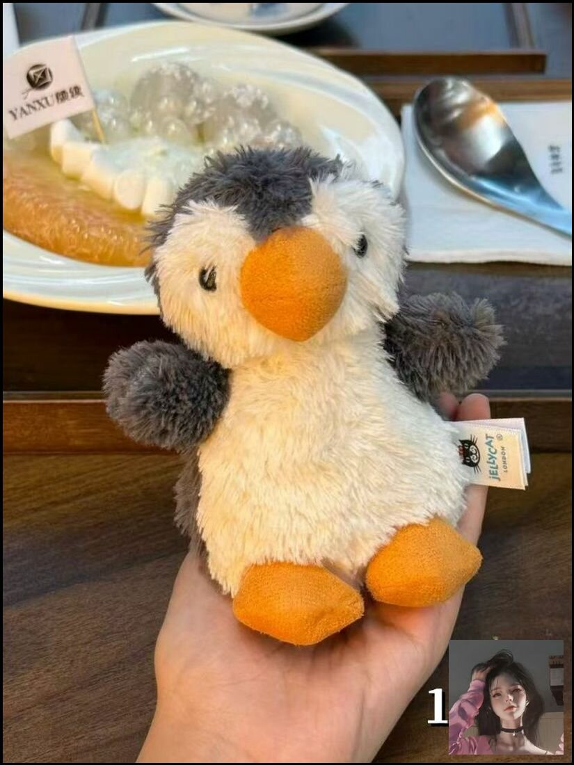 Милая маленькая подвескапингвин, плюшевая игрушкапингвин, 14CM