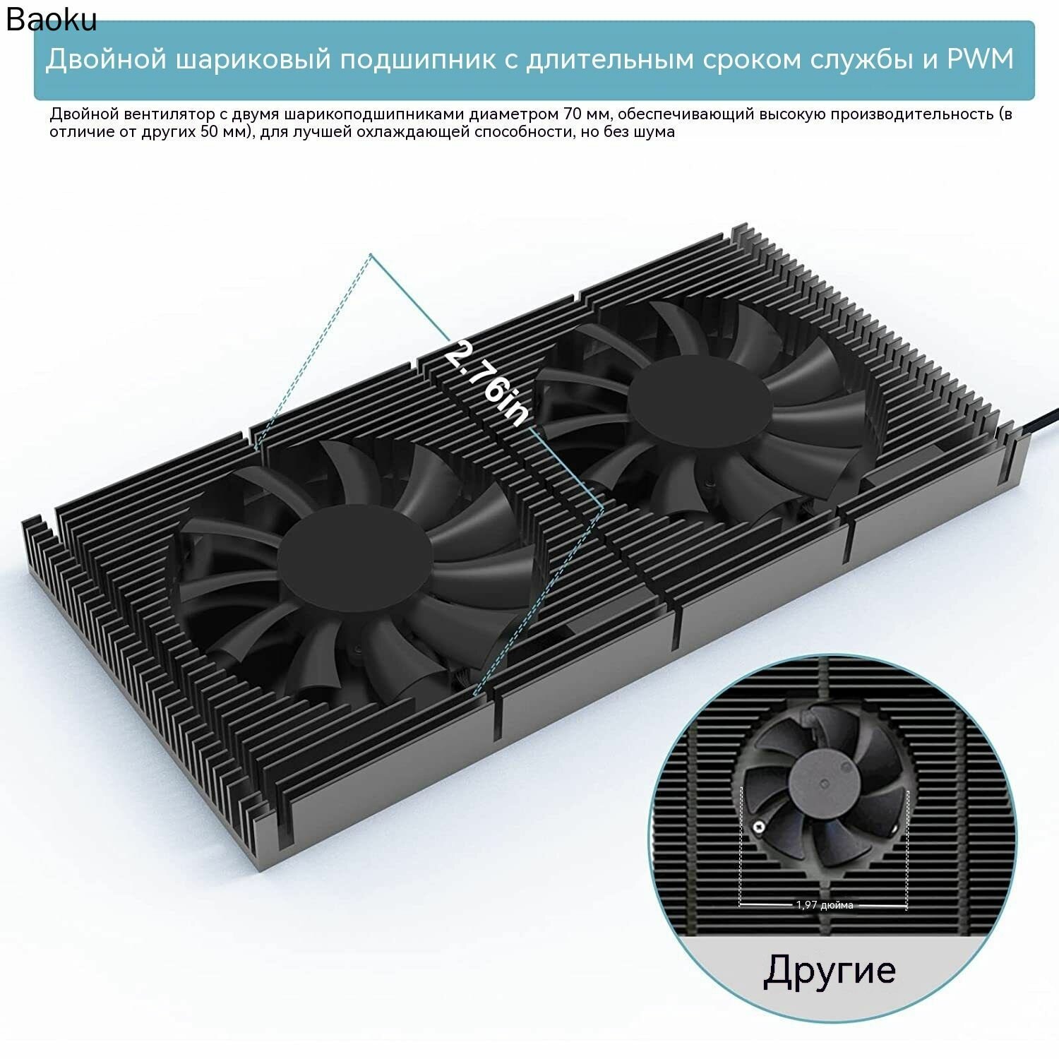 Задняя панель графического процессора RTX3090 3080 3070, 4-контактный быстрый радиатор из алюминиевого сплава, радиатор-охладитель из алюминиевого сплава для памяти видеокарты
