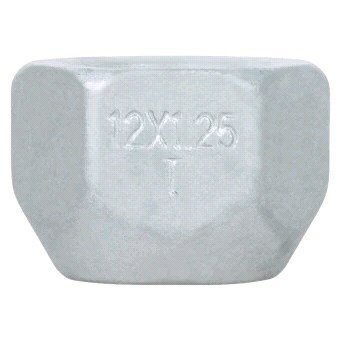 Гайка колеса М12 х 1,25 конус L=16мм S=21мм открытая Nissan, Rena
