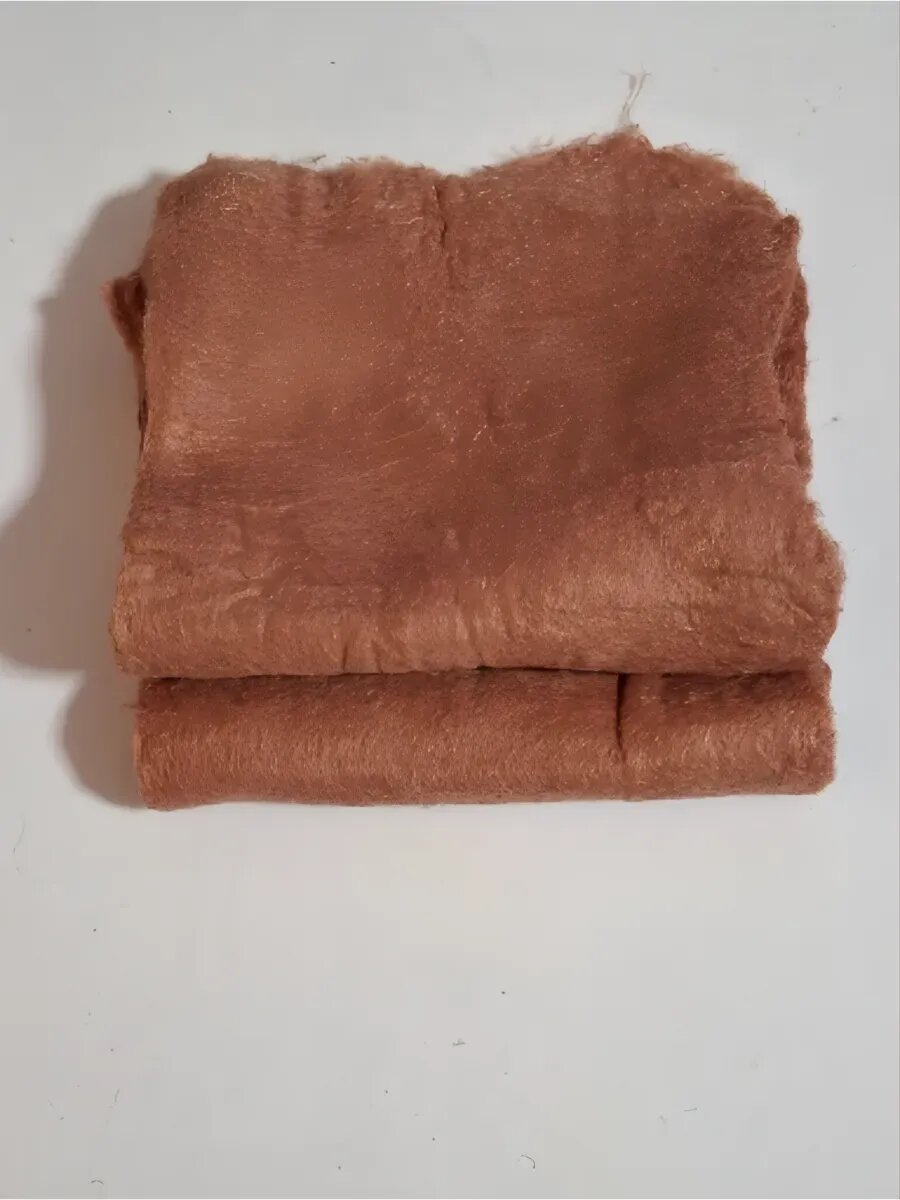 Вата льняная цветная - 2 шт, 20см*12см, для ватных игрушек