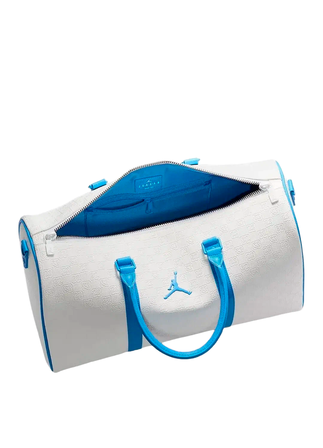 Сумка Jordan Monogram Duffle Bag White 47x20.3x26.7 (ДxШxВ), фактура гладкая, white — фото 1