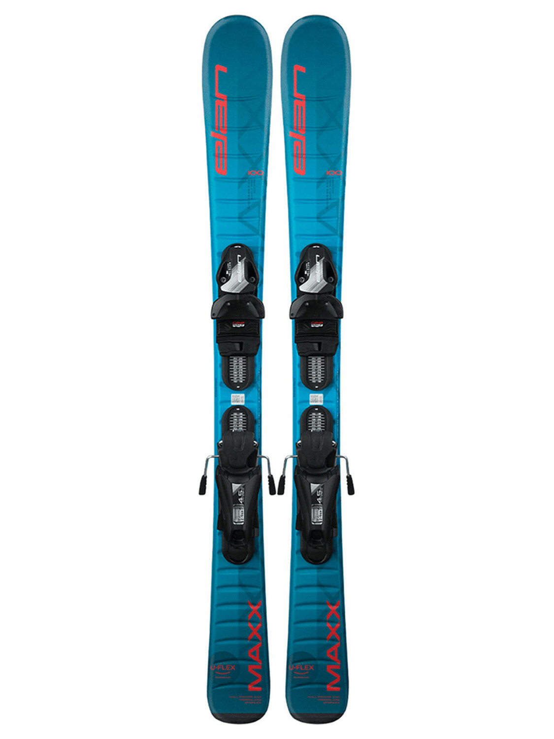 Горные лыжи с креплениями Elan Maxx Blue JR Shift + EL 7.5 GW 24/25 , для детей , Синий