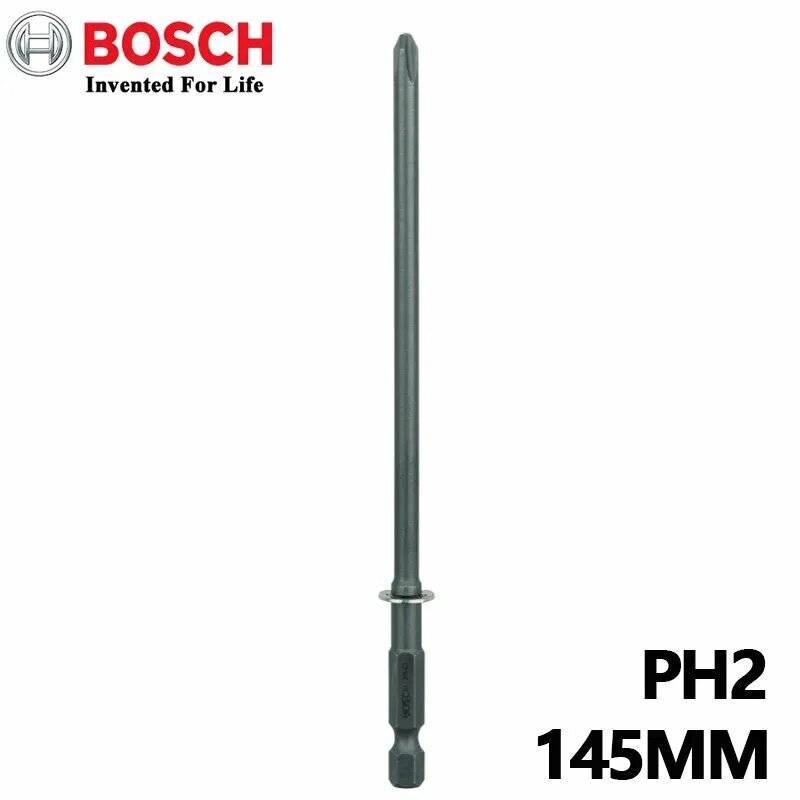 Насадка для шуруповерта Bosch PH2 145 мм, бита для магазина GMA55, насадка для шуруповерта по гипсокартону