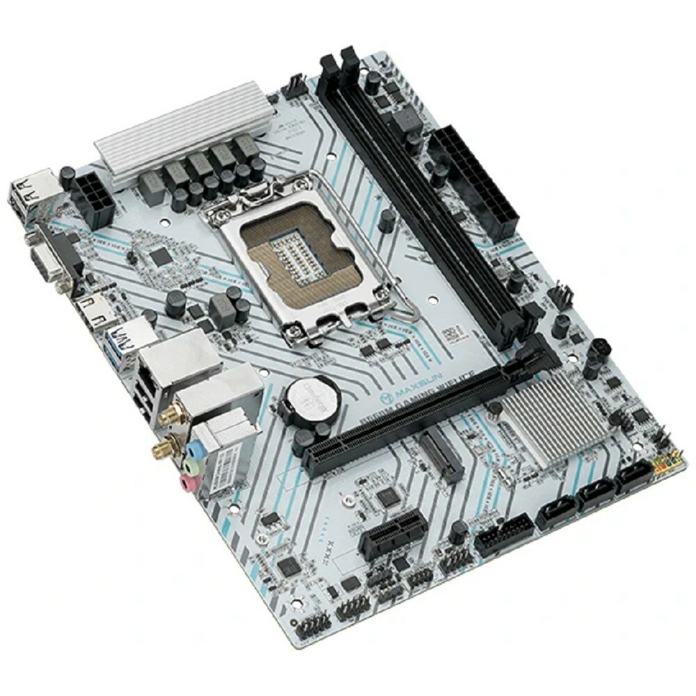 MAXSUN Материнская плата MS-B660M GAMING WIFI ICE LGA 1700 2хDDR IV 1хM.2
