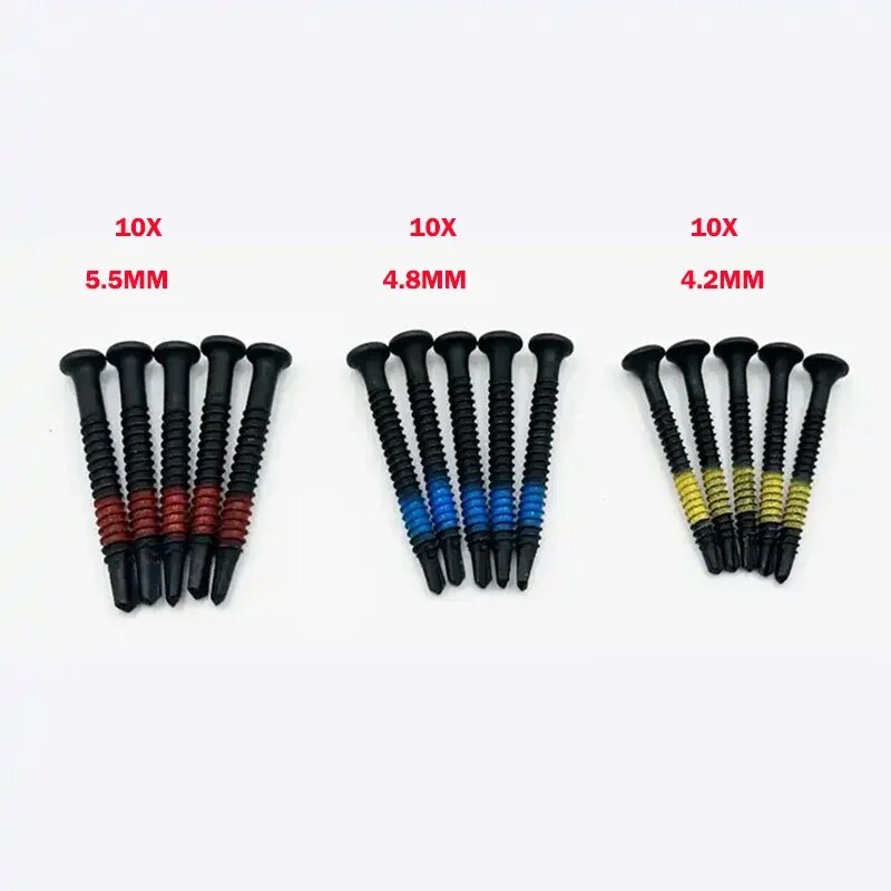 Винты для съемника цилиндра 10 шт. Цвет: B, 4.8mm