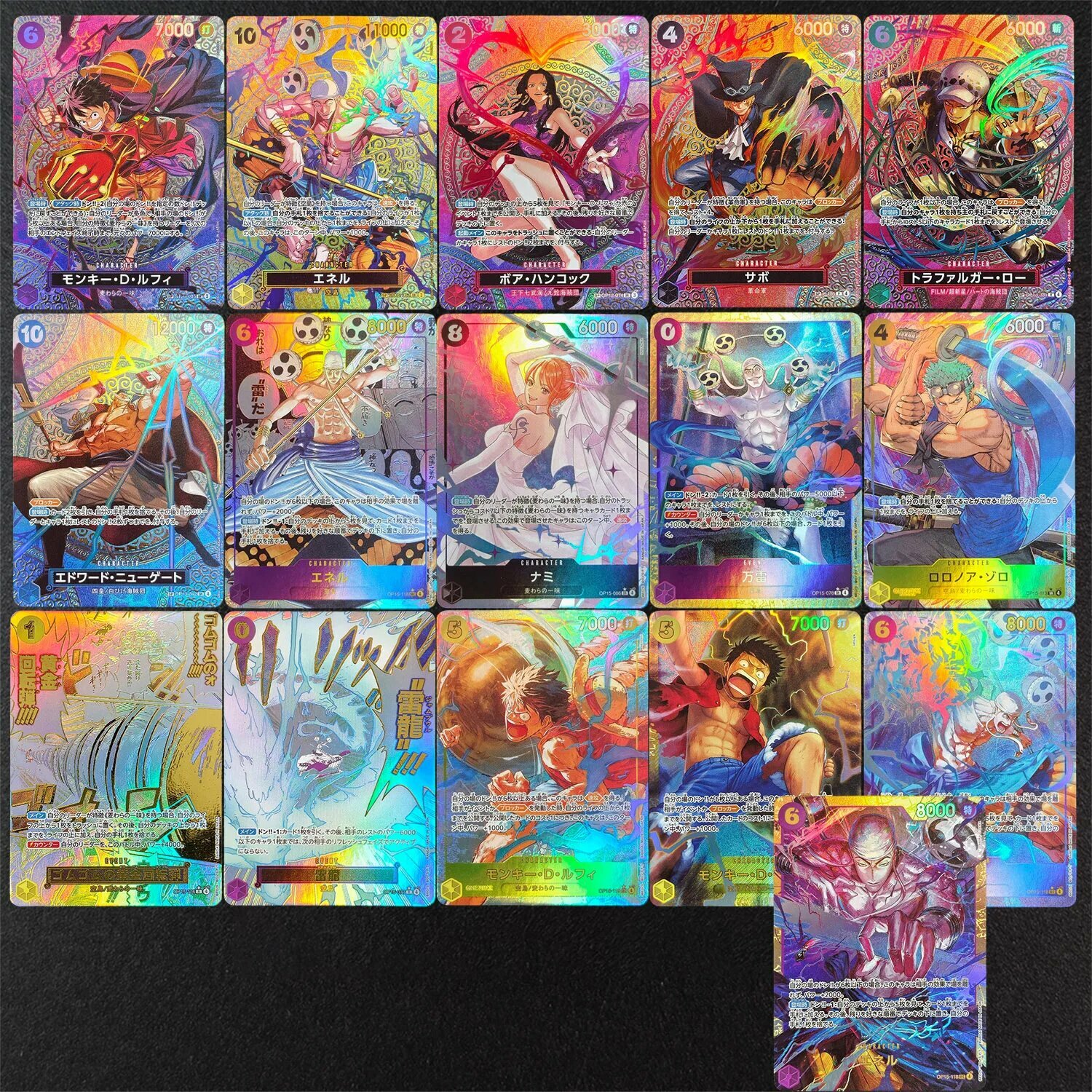 Коллекционная карта One Piece OPCG OP15, Цвет: Style-20-16PCS