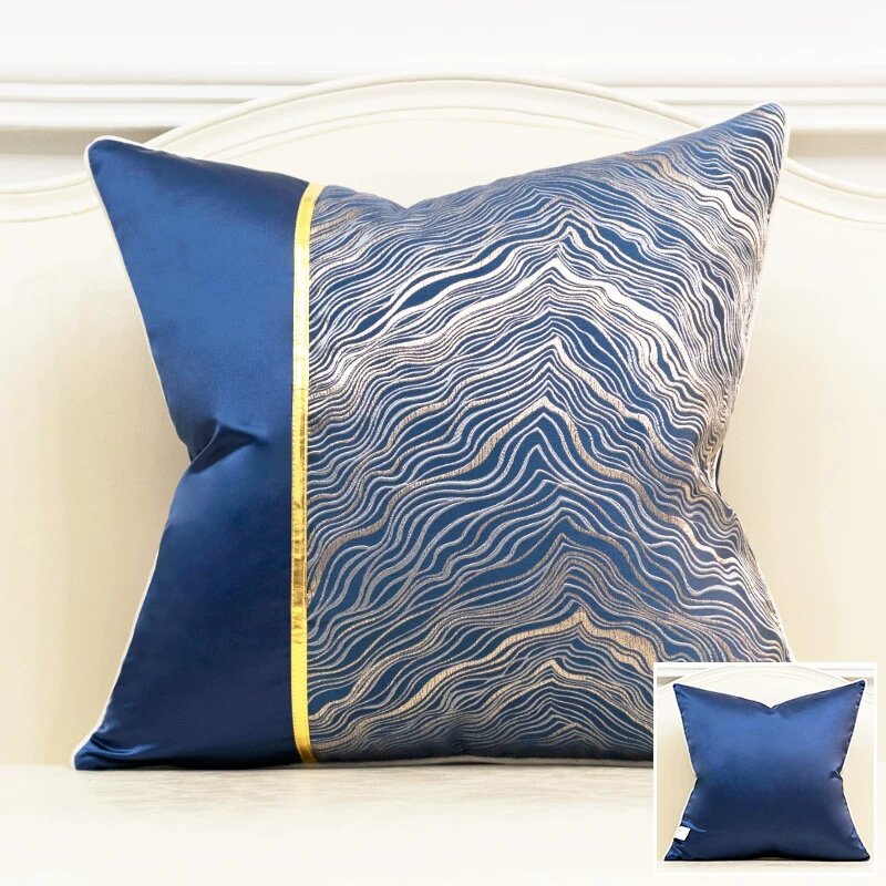 Coast Right Dual Safirnyy Nabor Podushki 50x50 sm - Chyekhol + Vnutrennyy Napolnitel