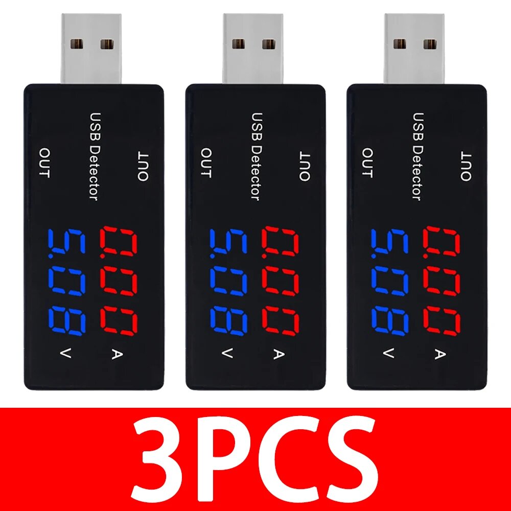USB тестер зарядки Baishundianzi, 3шт