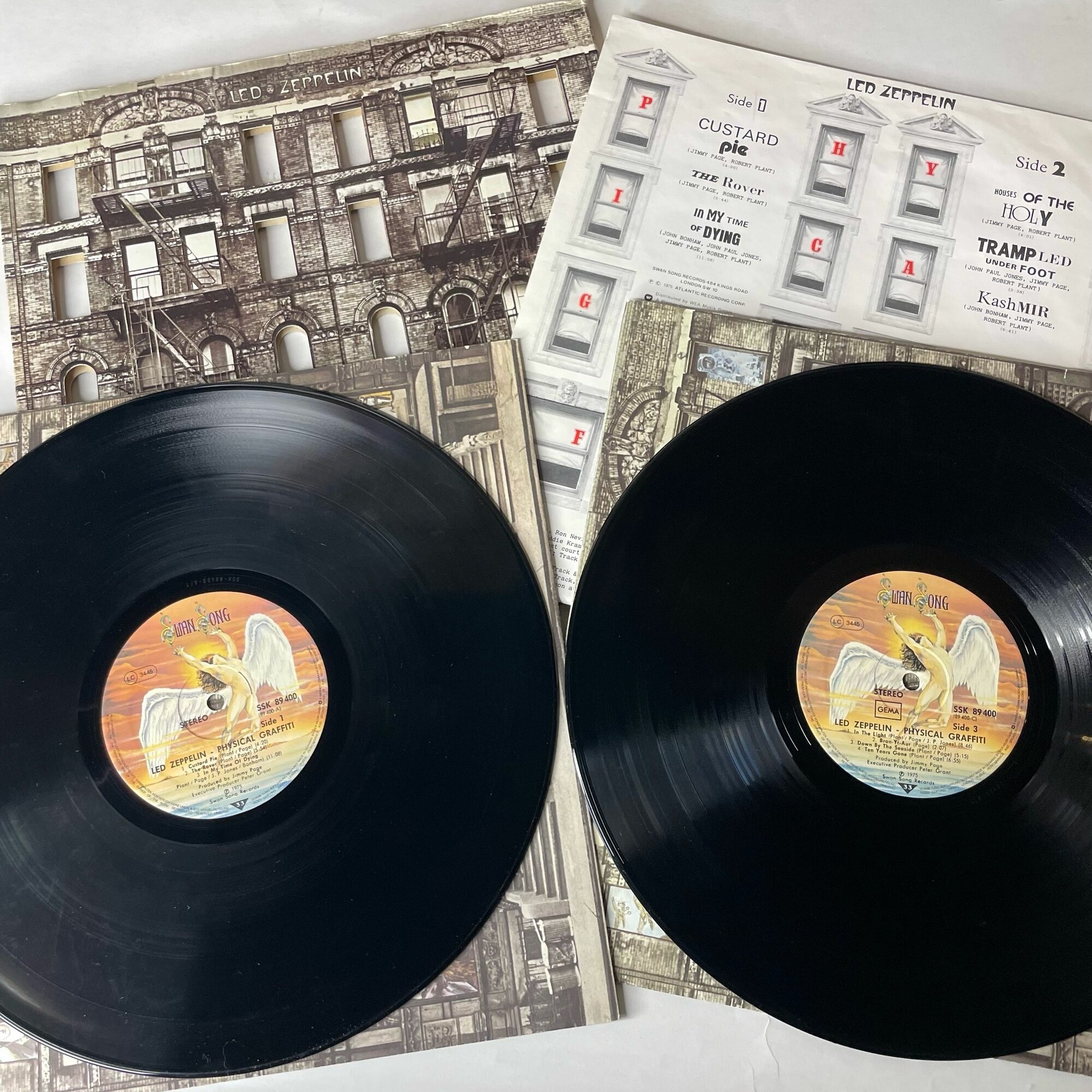 Винтажная виниловая пластинка LP Led Zeppelin Physical Graffiti (Германия 1975)