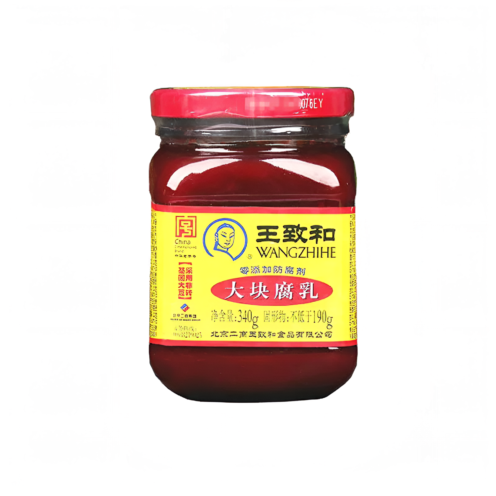 Кусочки тофу в соусе ферментированные "Wangzhihe" 340 г, Китай