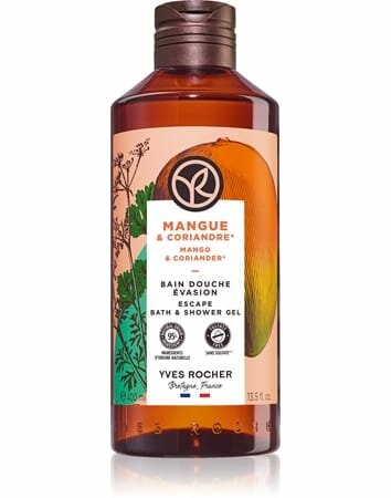 Средство для душа yves rocher bain de nature mango & coriander, 400 мл