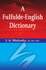 A Fulfulde-English Dictionary