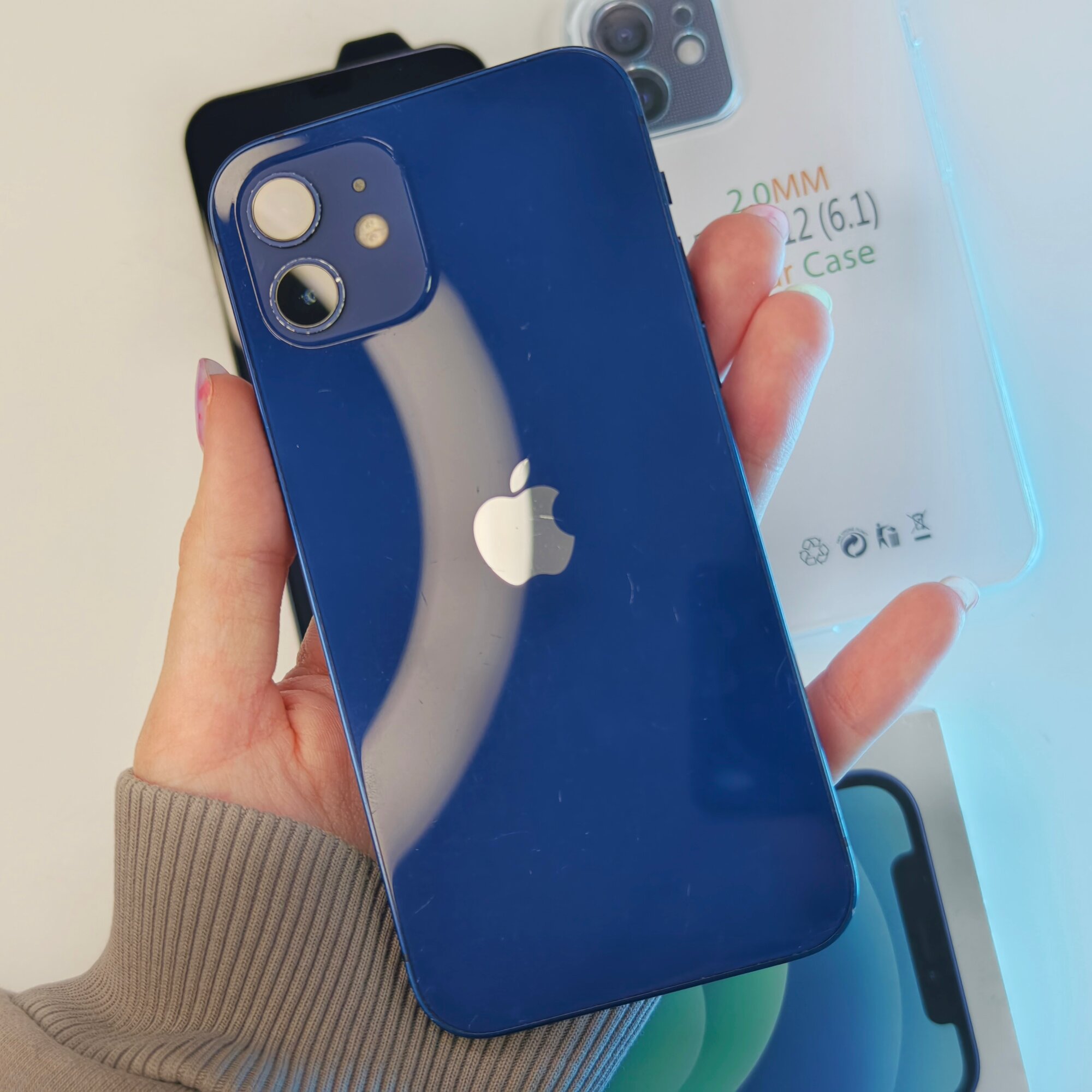 Смартфон Apple iPhone 12 128Gb Blue (SIM+eSIM)