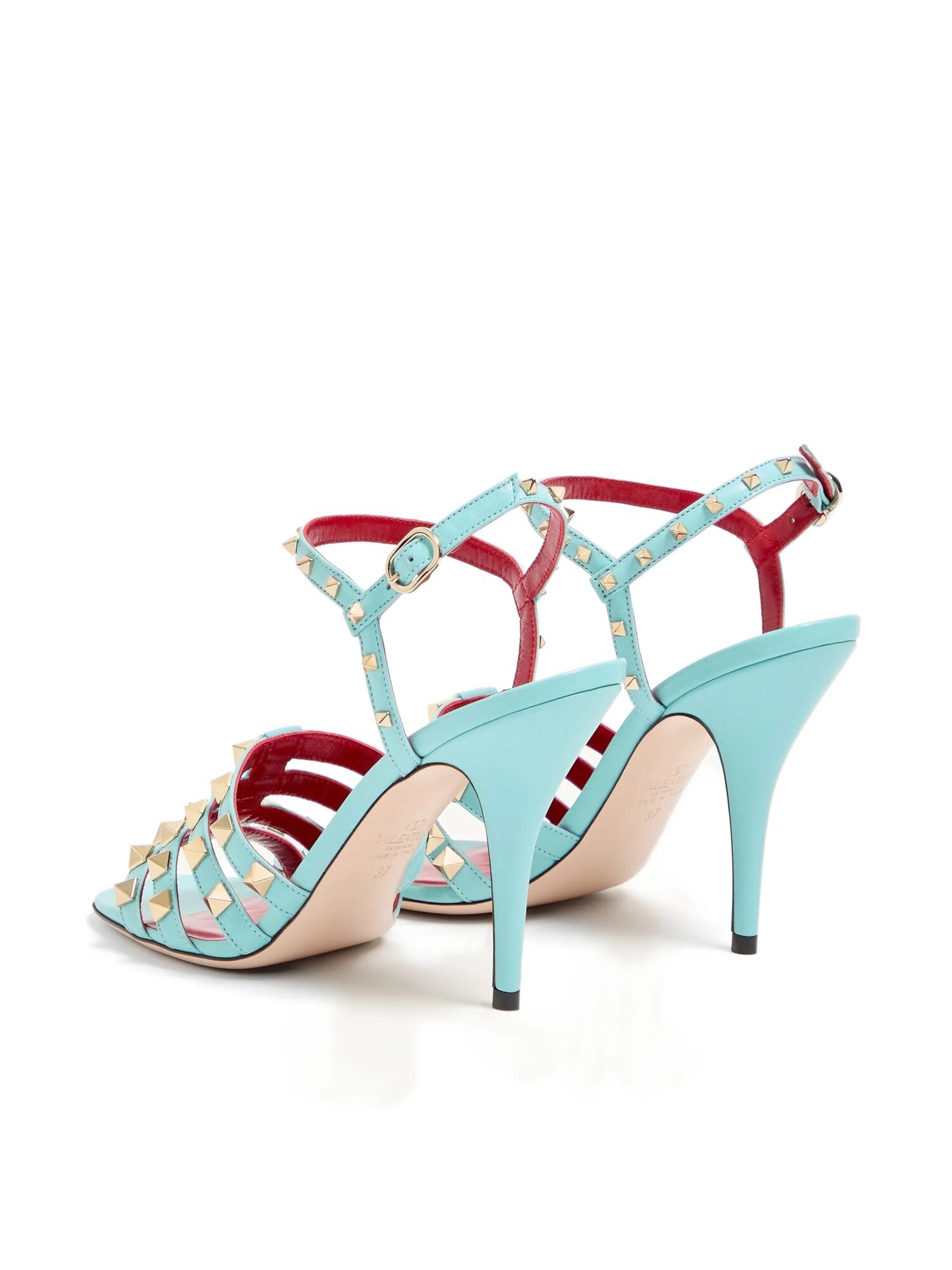 Босоножки Valentino Rockstud 100, размер 40,5, blue — фото 1