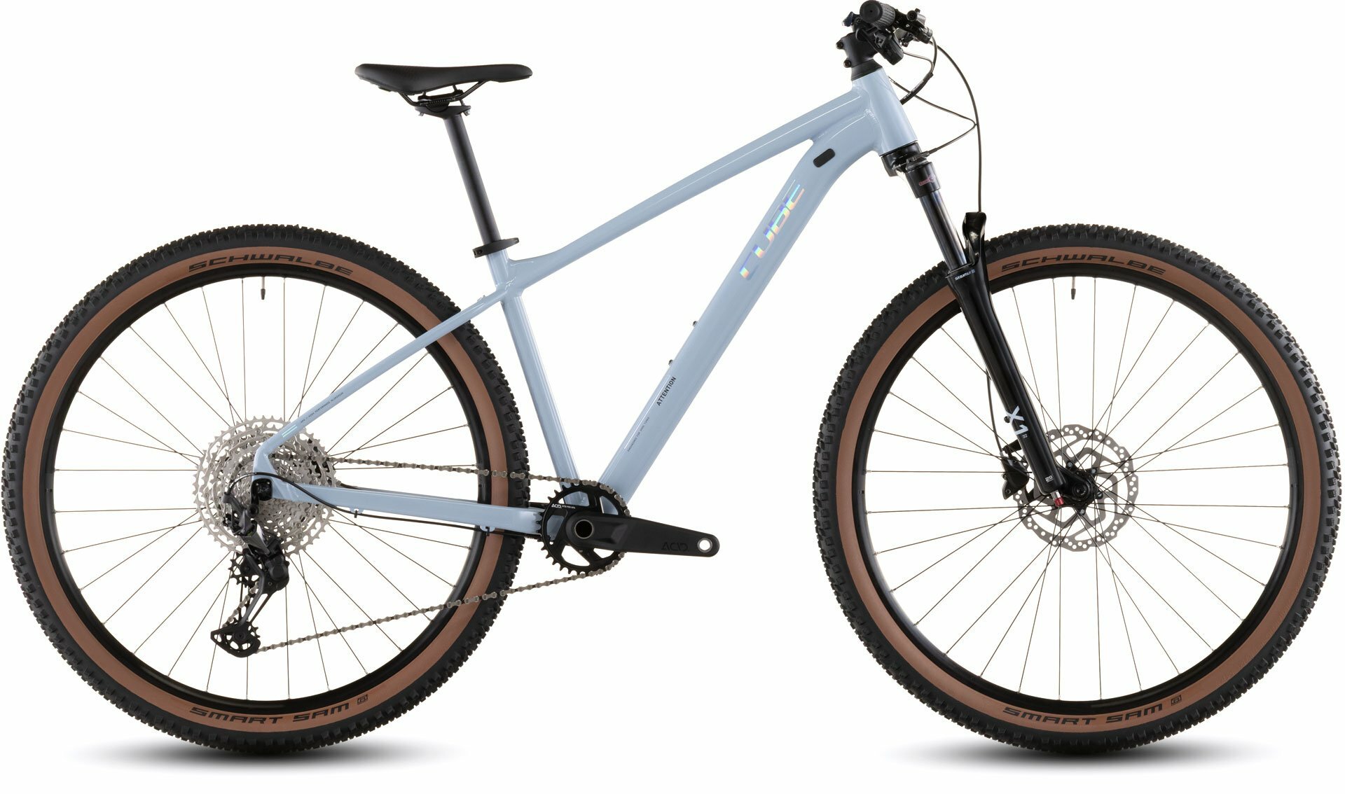Горный велосипед Cube Attention Pro 27.5, год 2026, цвет Голубой, ростовка 14.5