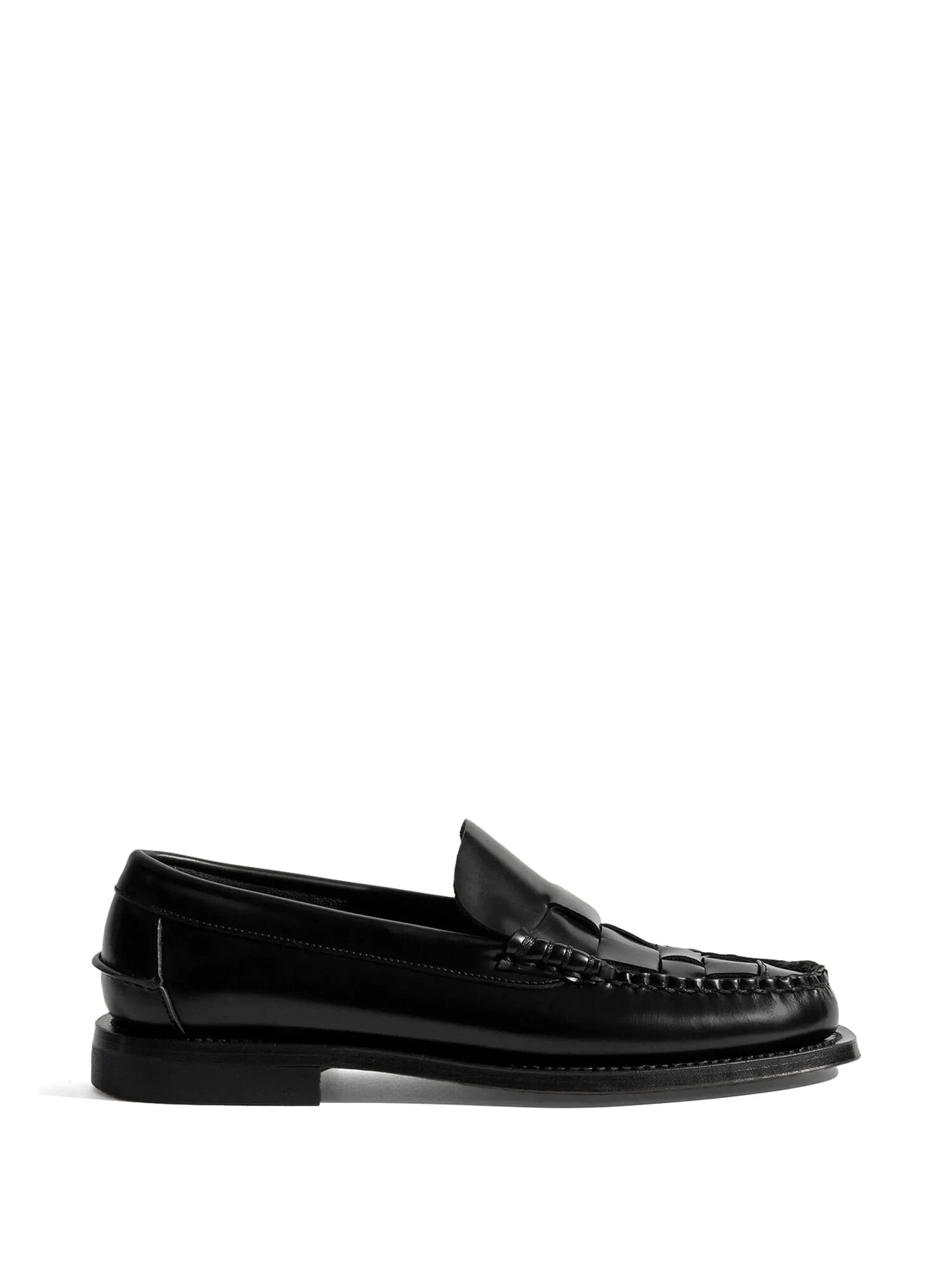 Лоферы Nombela woven leather loafers