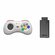 8BitDo M30 Bluetooth-контроллер для Switch/PC - белый с адаптером для Sega MD