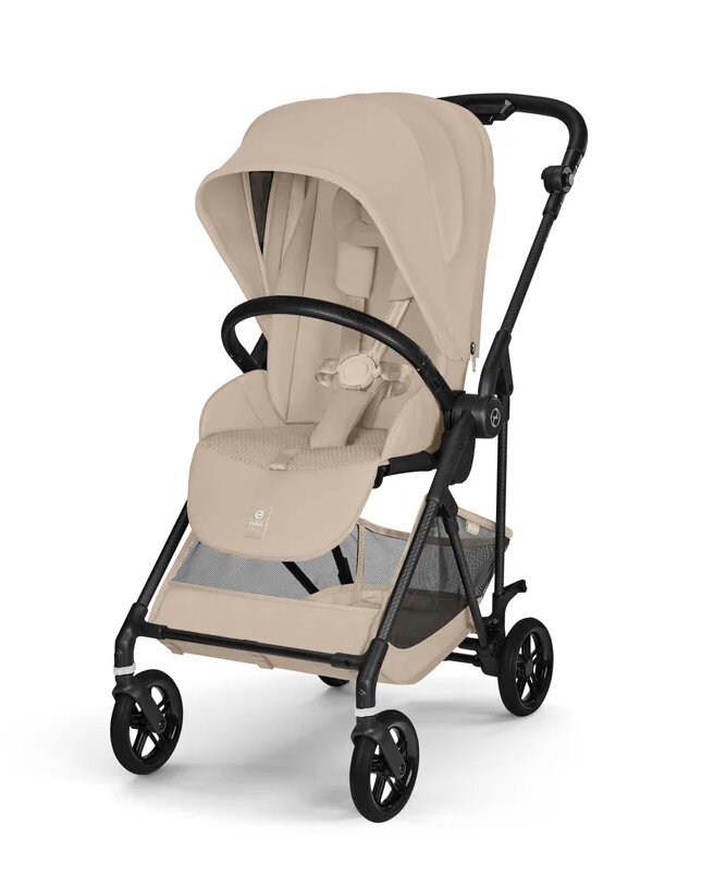 Прогулочная коляска Cybex Melio Carbon almond beige 2026
