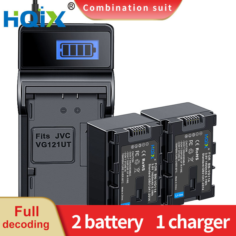 HQIX для JVC GZ-HM960 HM970 HD500 HD520 HD620 HD520 HD660 EX210 E245 E265 EX275 GX1 G3 GX8 GX3 камера BN-VG114 зарядное устройство Аккумулятор