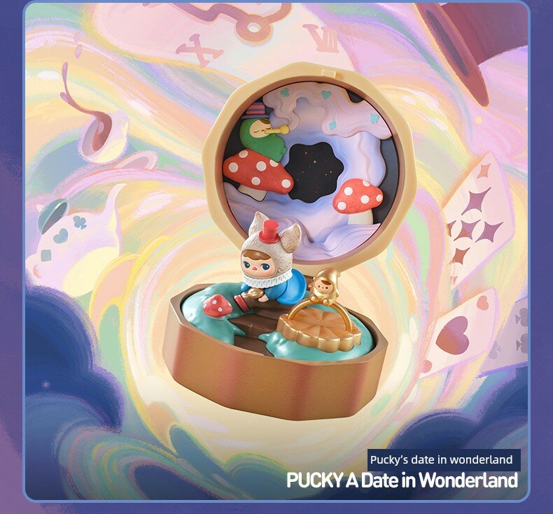 POP MART Romantic Fingertip Series 4 Blind Box Figurine Тема Дата в Стране фей