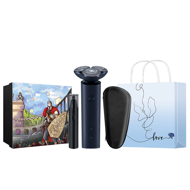 Электробритва мужская Xiaomi S101 Twilight Blue-Romantic Knight Contouring Box