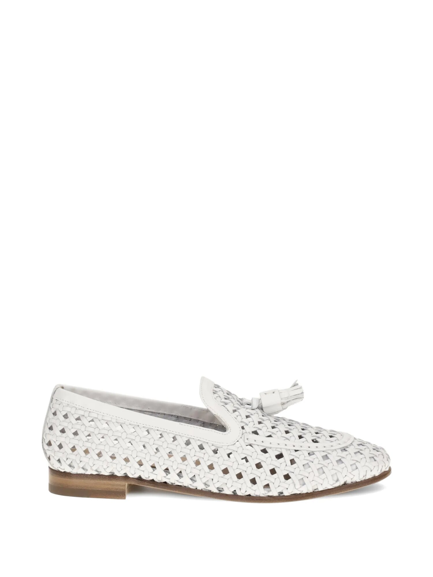 Лоферы Woven tassel loafers