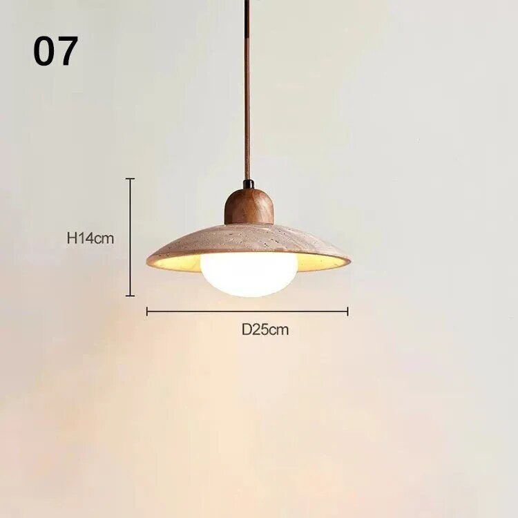 Люстра LED 10 Вт мраморная для гостиной, теплый белый свет, подвесная, D25см, H14см
