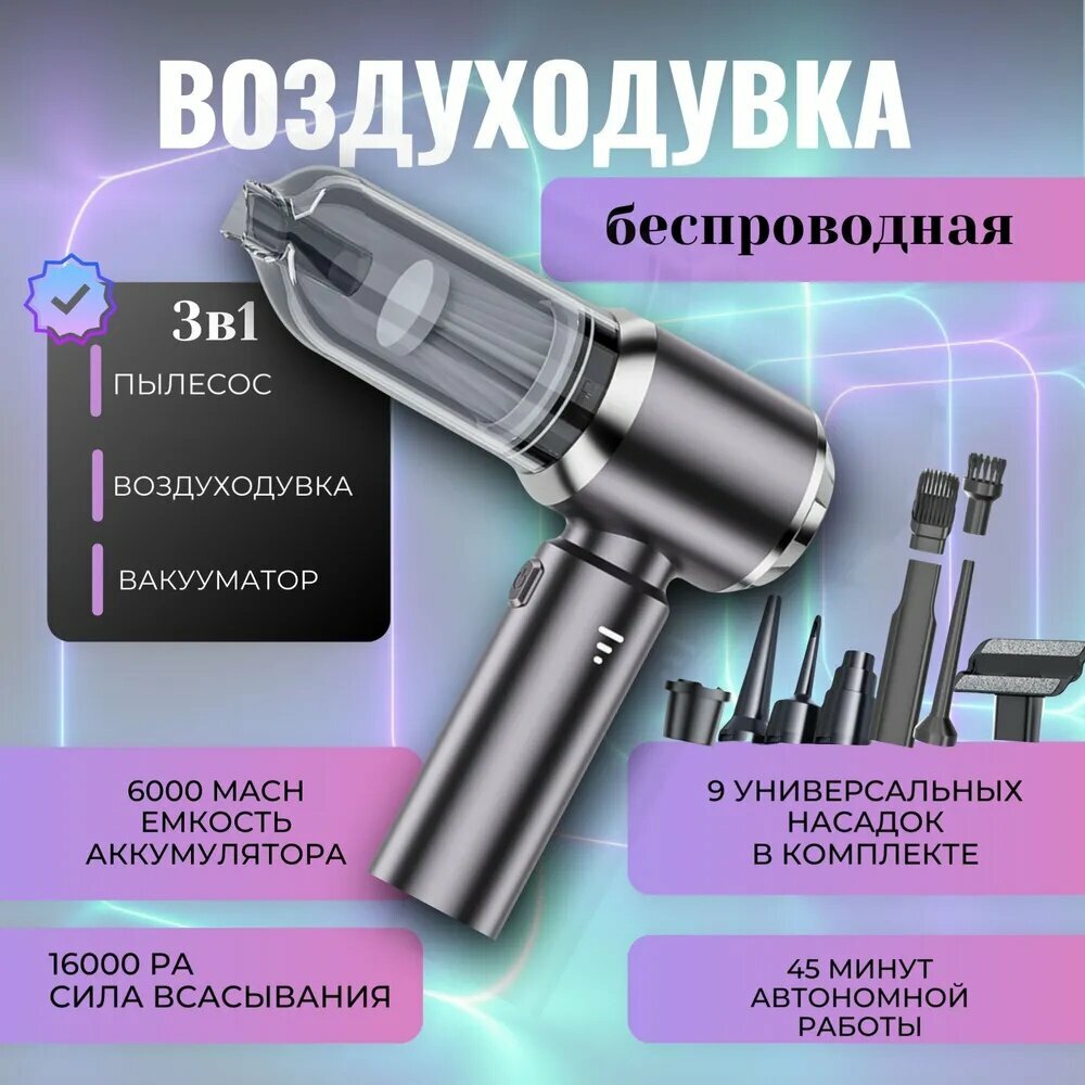 Воздуходувка портативная