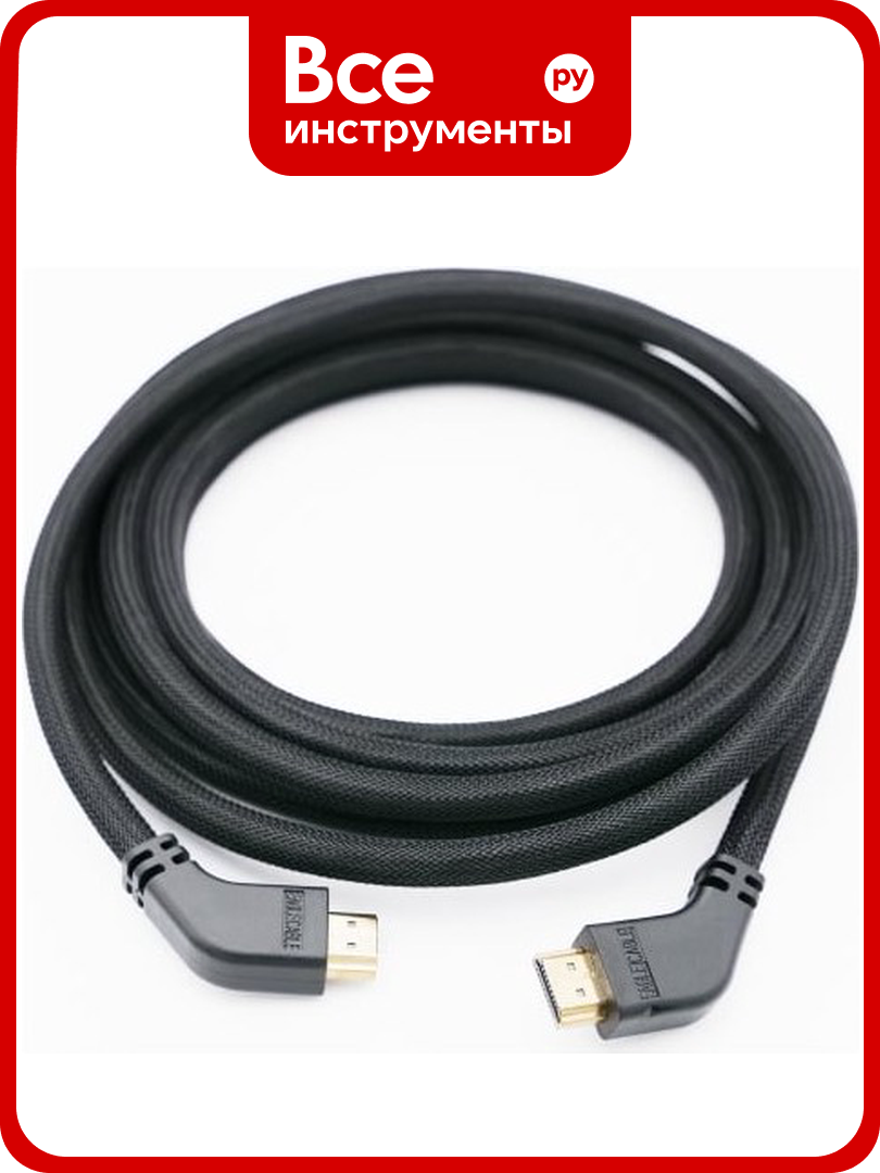 Видео кабель Eagle Cable Deluxe II HDMI 2.0 Angled 3,2 м 10011032 для прокладки электрических сетей