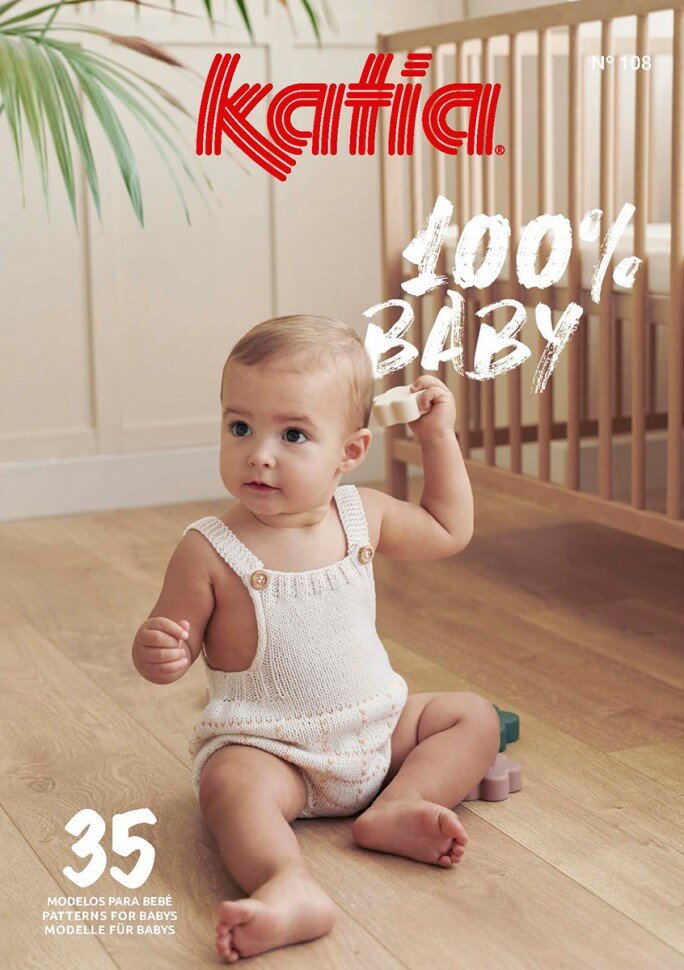 Katia 6283 Журнал с моделями по пряже Katia BABY 108, А4