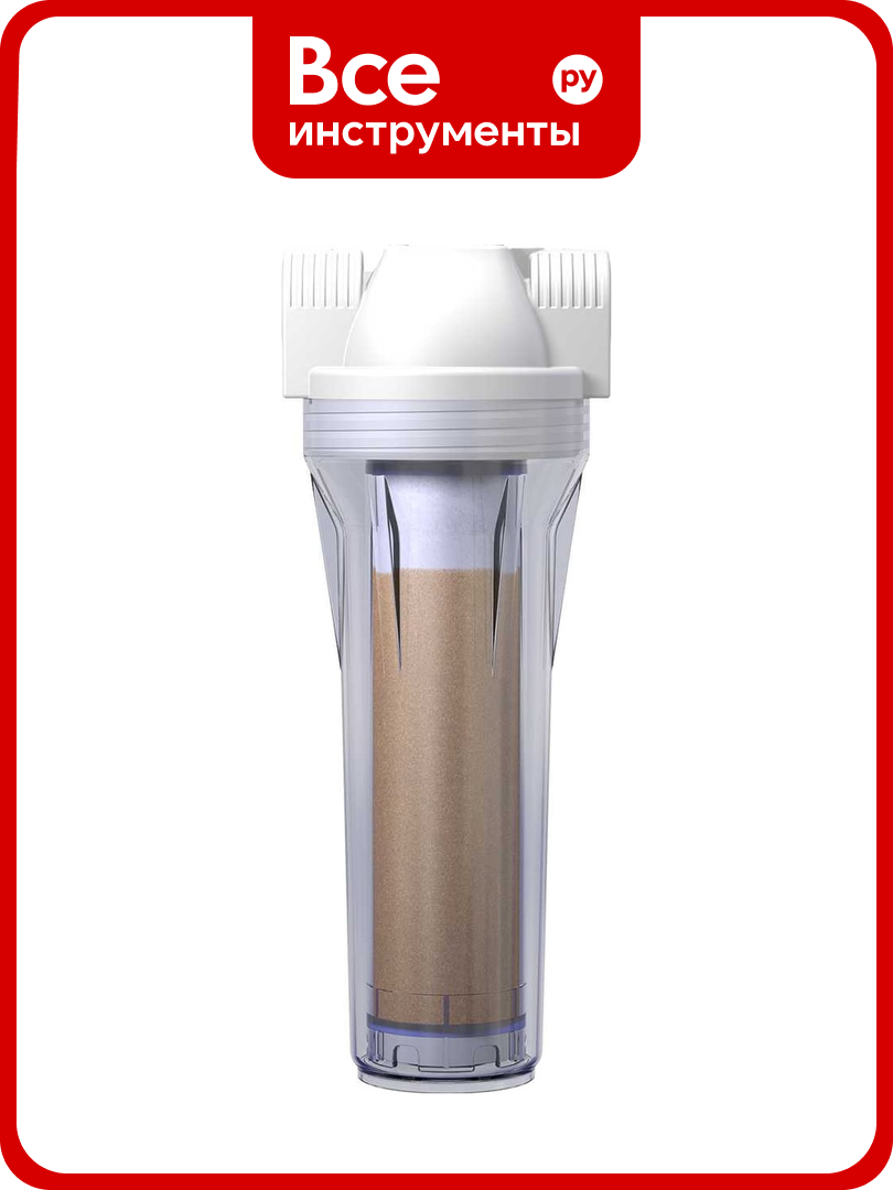 Фильтр Thermex ION SL10" ЭдЭБ03904, для водонагревателей, умягчение, прозрачный корпус