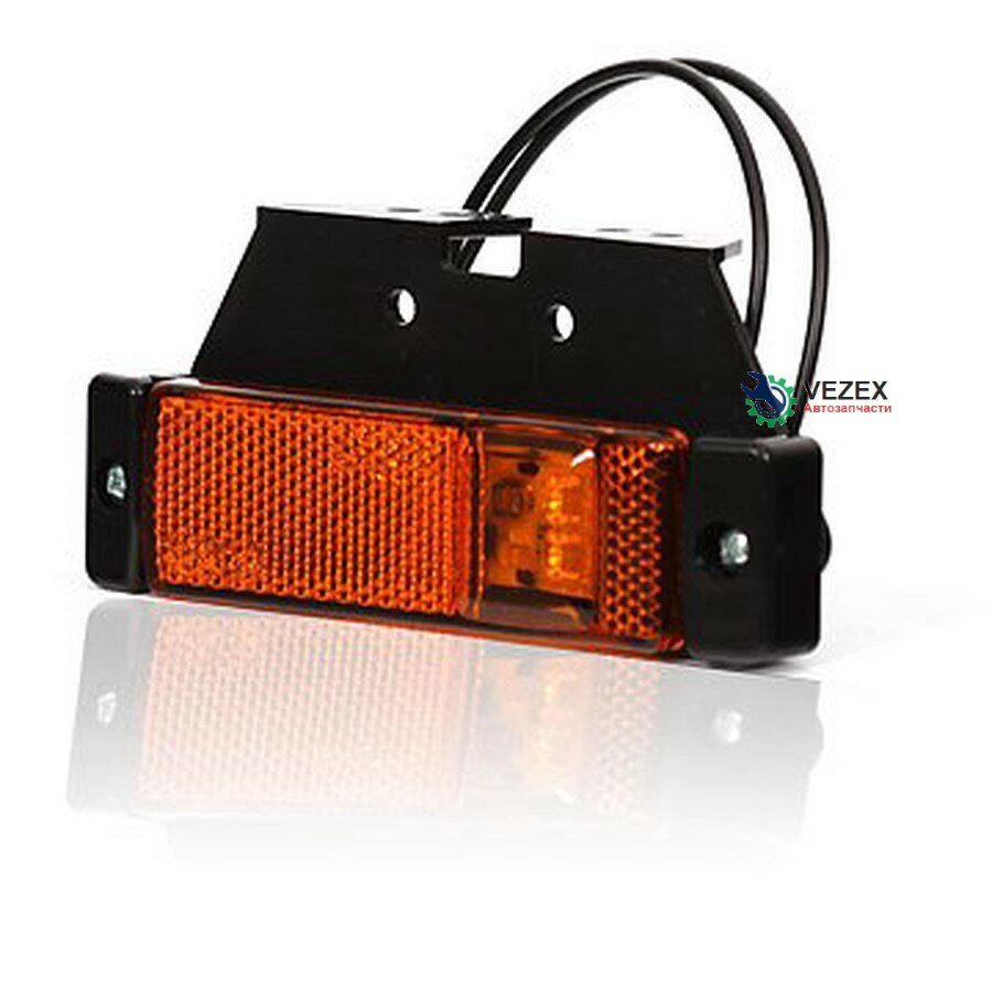 WAS 220Z фонарь габаритный боковой ! универсальный 12V-24V LED провод 21cm \